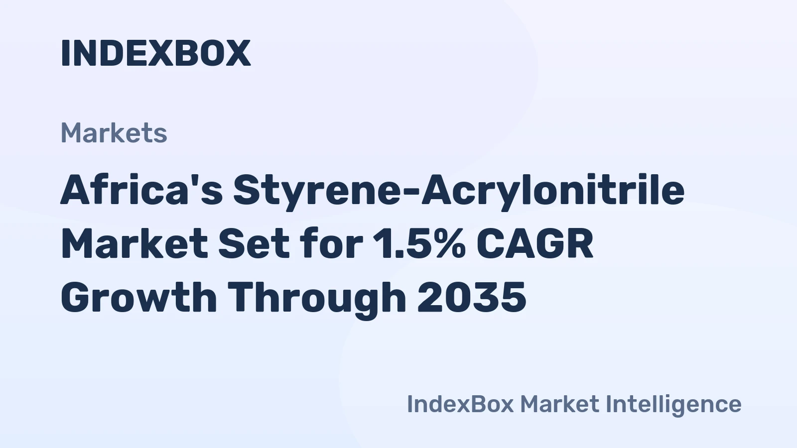 Africa's Styrene-Acrylonitrile Market Set for 1.5% CAGR Growth Through 2035