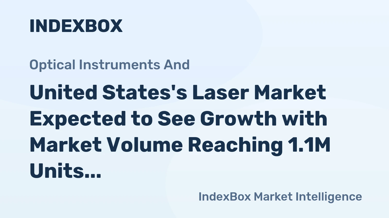 United States's Laser Market Expected to See Growth with Market Volume Reaching 1.1M Units and Market Value Hitting $1.4B by 2035