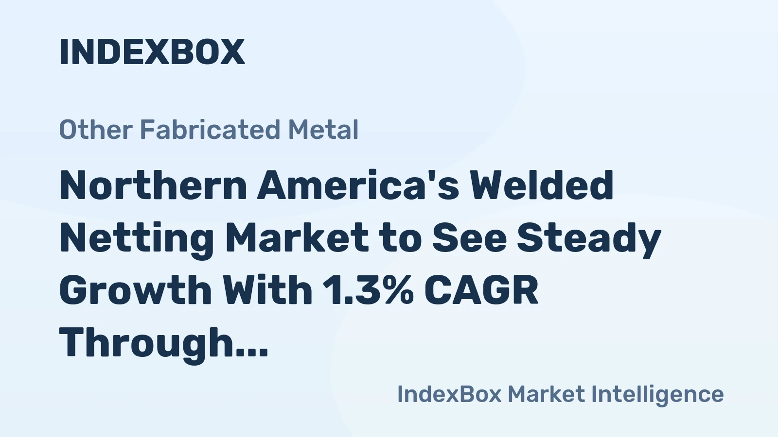 Northern America's Welded Netting Market to See Steady Growth With 1.3% CAGR Through 2035