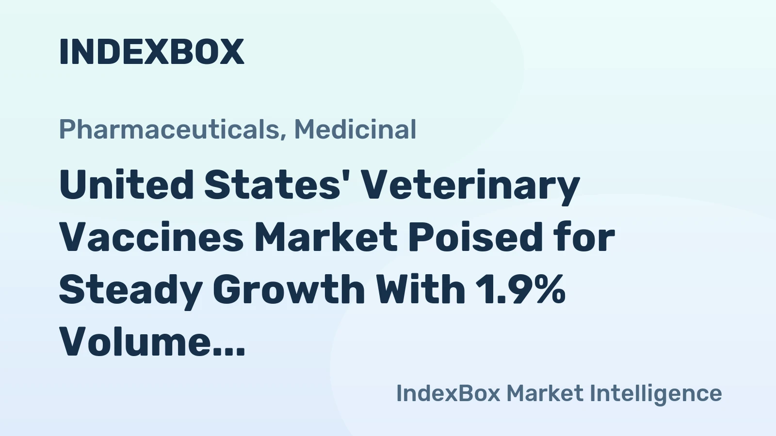 United States' Veterinary Vaccines Market Poised for Steady Growth With 1.9% Volume CAGR Through 2035