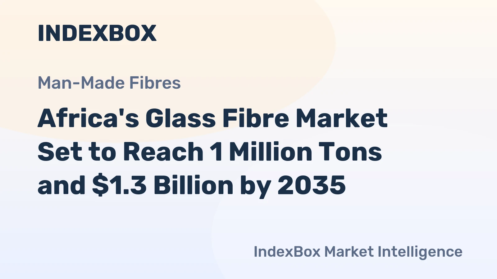 Africa's Glass Fibre Market Set to Reach 1 Million Tons and $1.3 Billion by 2035
