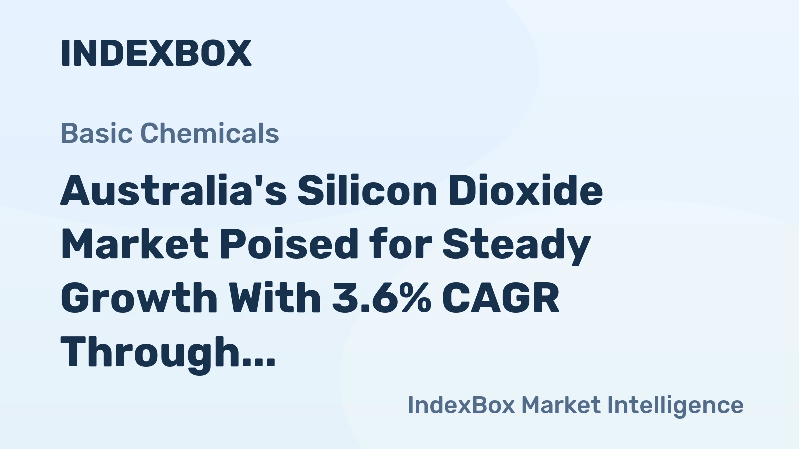 Australia's Silicon Dioxide Market Poised for Steady Growth With 3.6% CAGR Through 2035