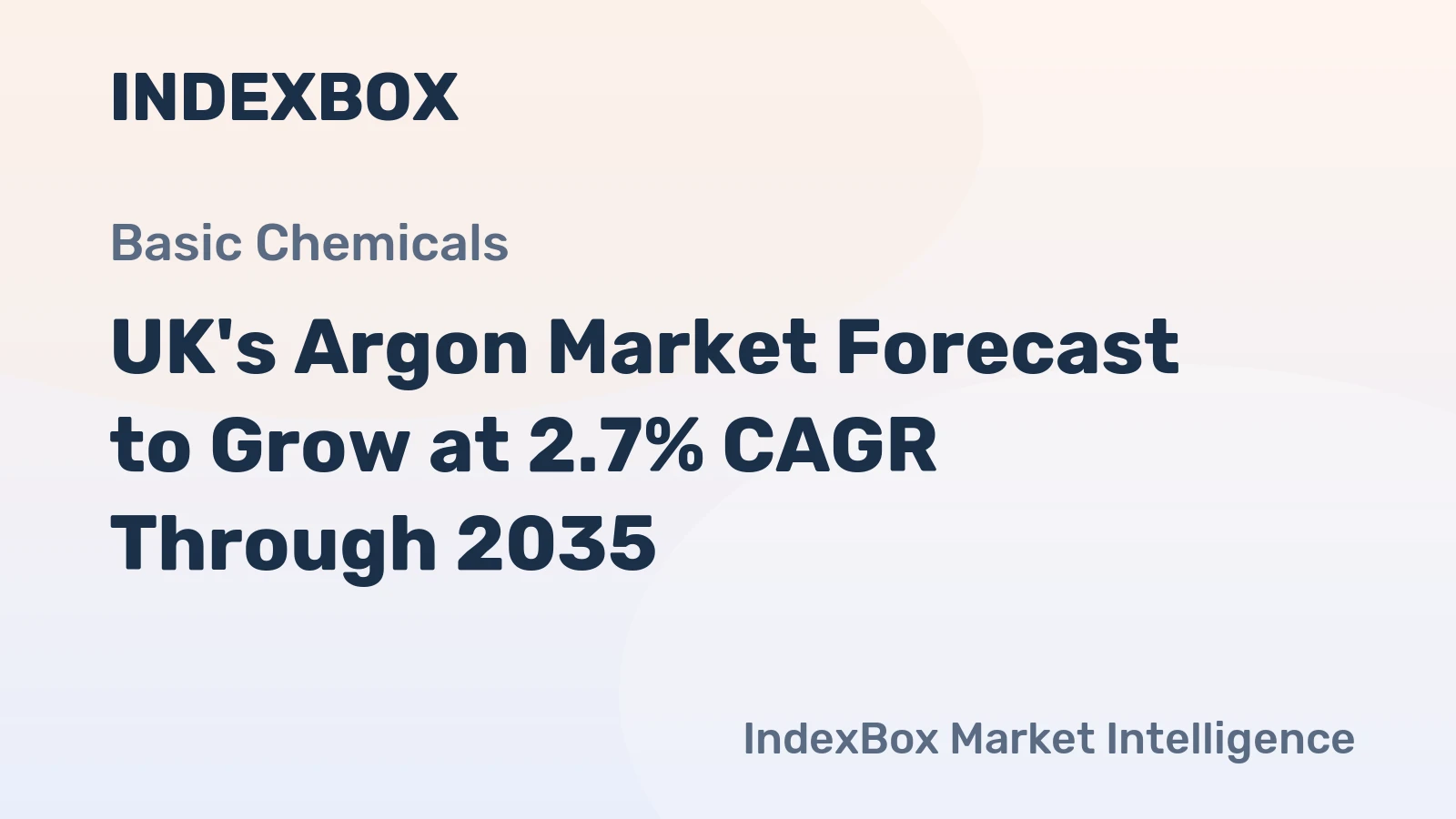 UK's Argon Market Forecast to Grow at 2.7% CAGR Through 2035