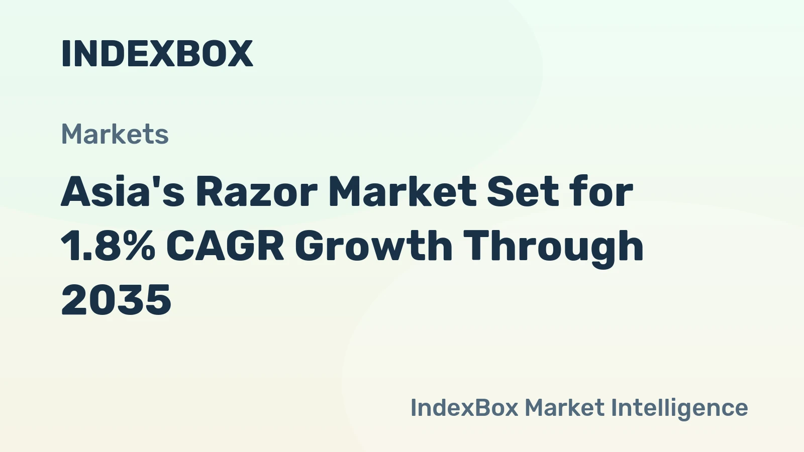 Asia's Razor Market Set for 1.8% CAGR Growth Through 2035