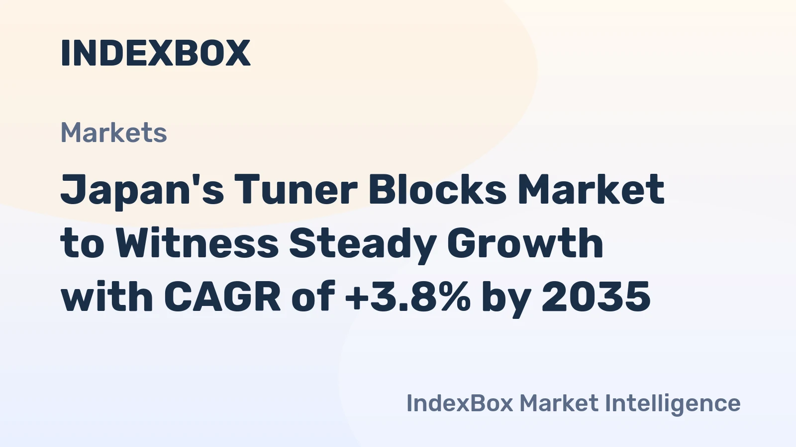 Japan's Tuner Blocks Market to Witness Steady Growth with CAGR of +3.8% by 2035