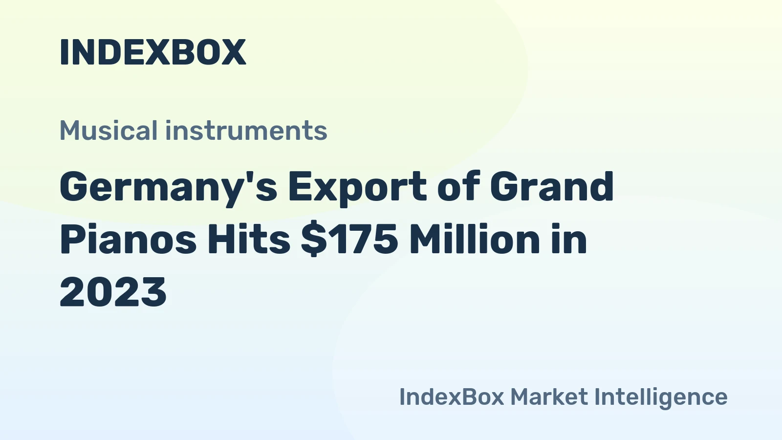 Germany's Export of Grand Pianos Hits $175 Million in 2023