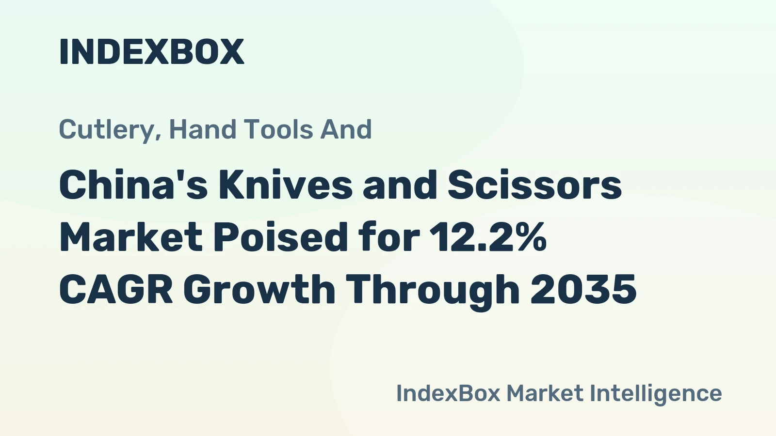 China's Knives and Scissors Market Poised for 12.2% CAGR Growth Through 2035
