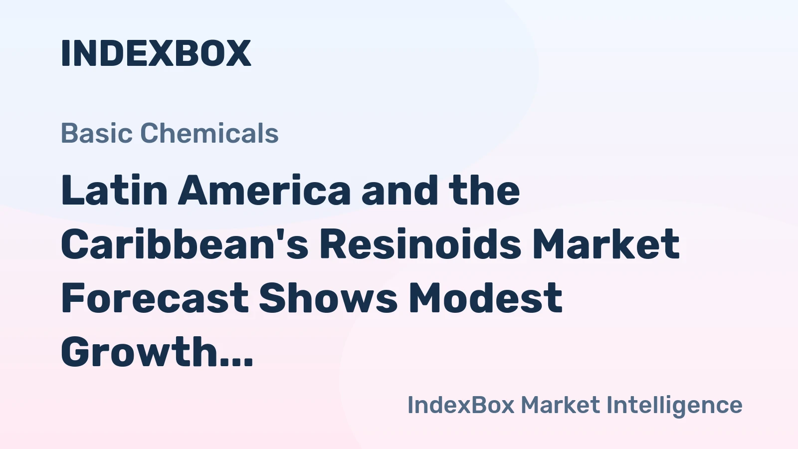 Latin America and the Caribbean's Resinoids Market Forecast Shows Modest Growth with 1.2% CAGR in Value