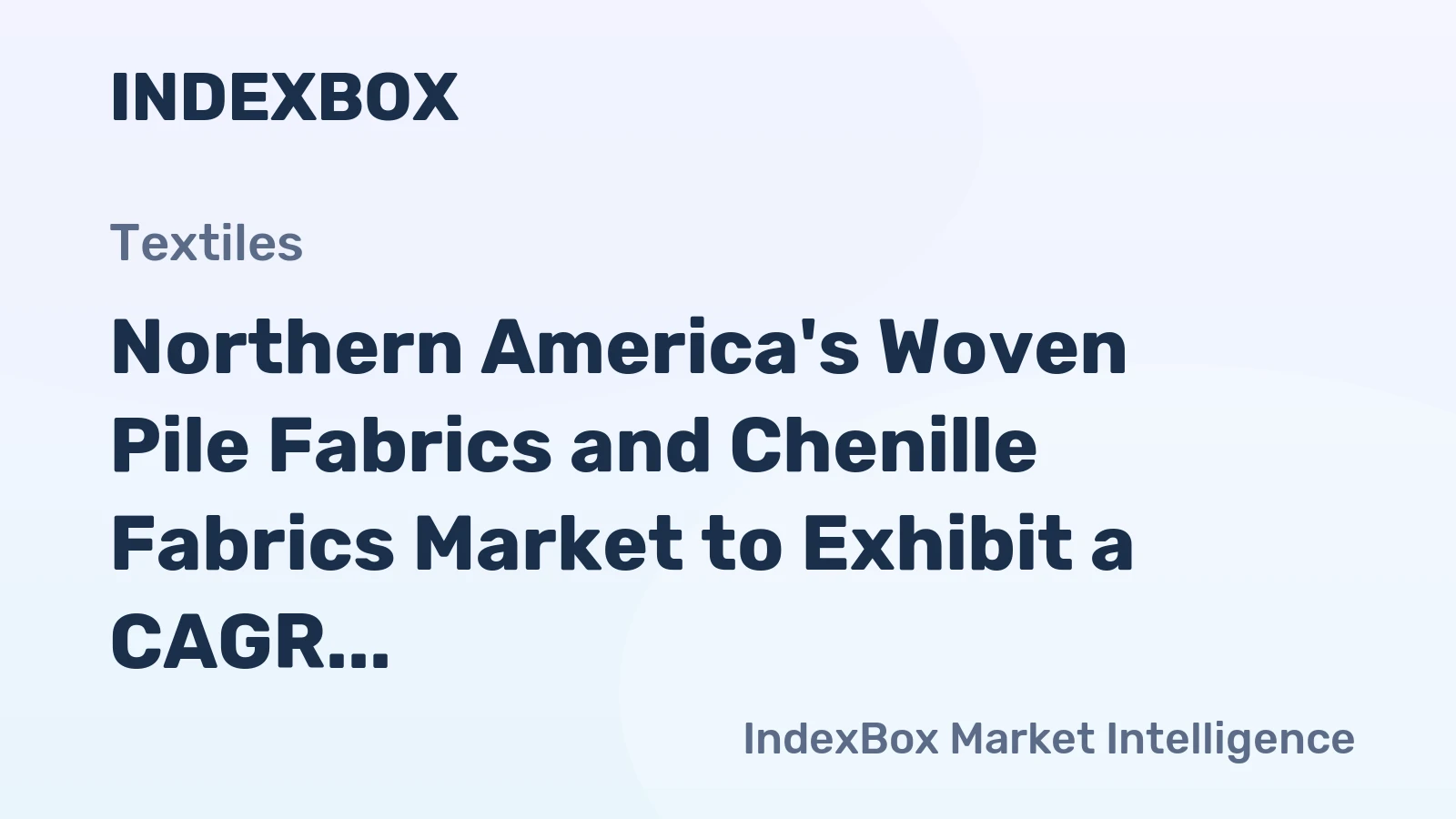 Northern America's Woven Pile Fabrics and Chenille Fabrics Market to Exhibit a CAGR of +0.7% by 2035