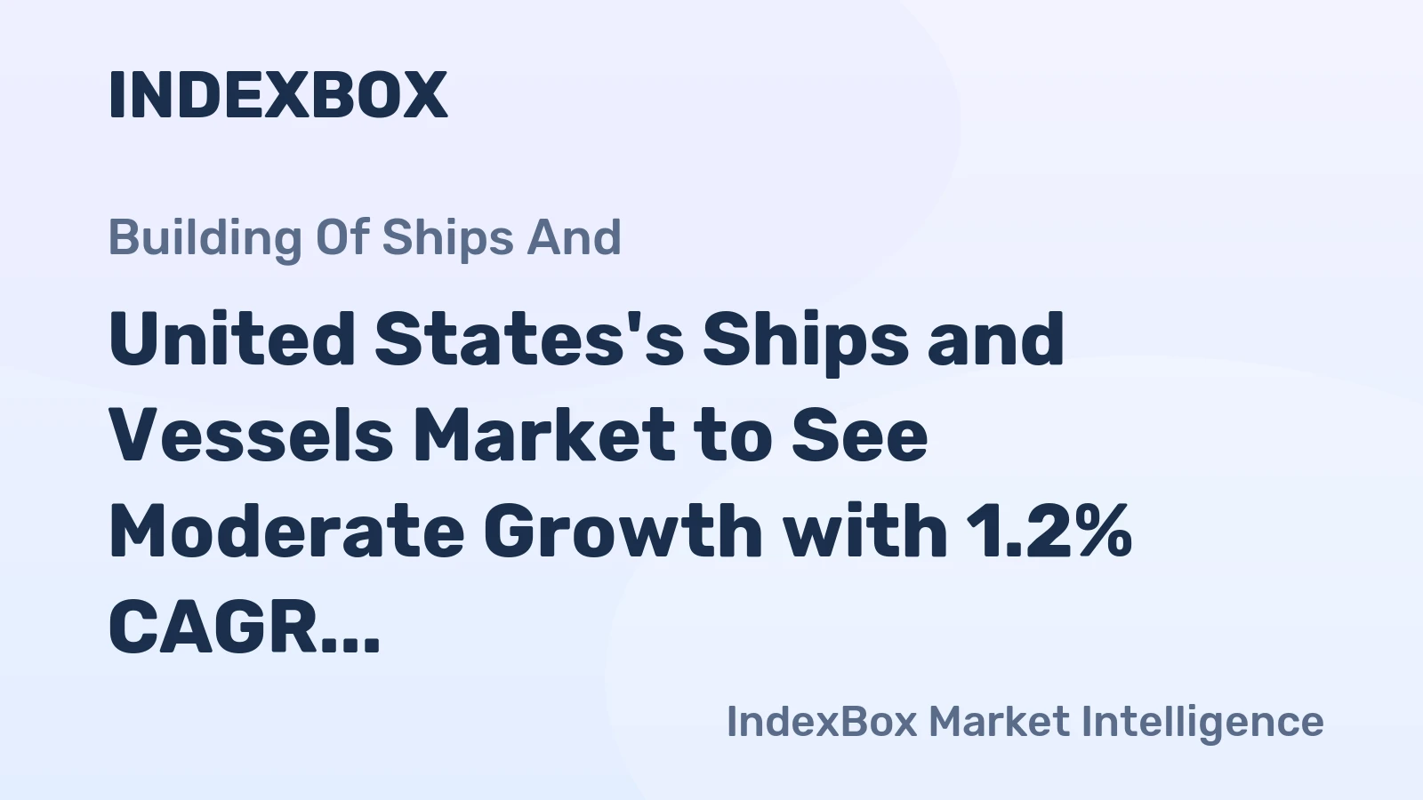 United States's Ships and Vessels Market to See Moderate Growth with 1.2% CAGR