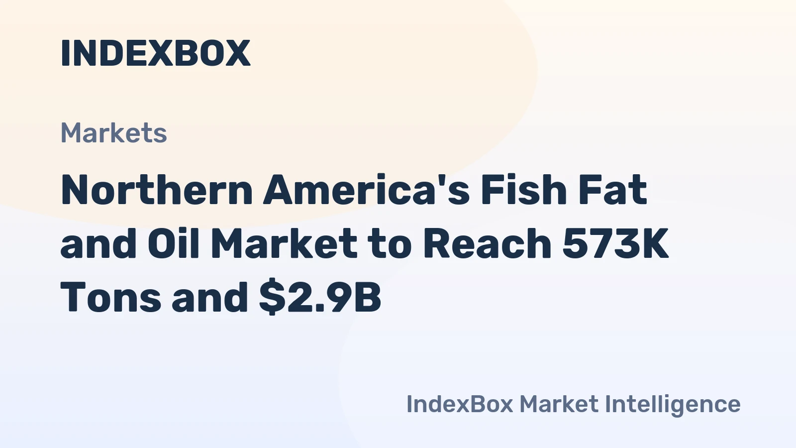 Northern America's Fish Fat and Oil Market to Reach 573K Tons and $2.9B