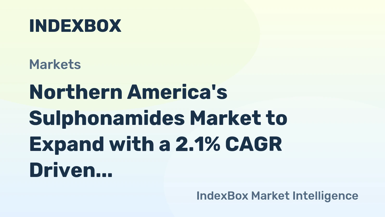 Northern America's Sulphonamides Market to Expand with a 2.1% CAGR Driven by Steady Demand