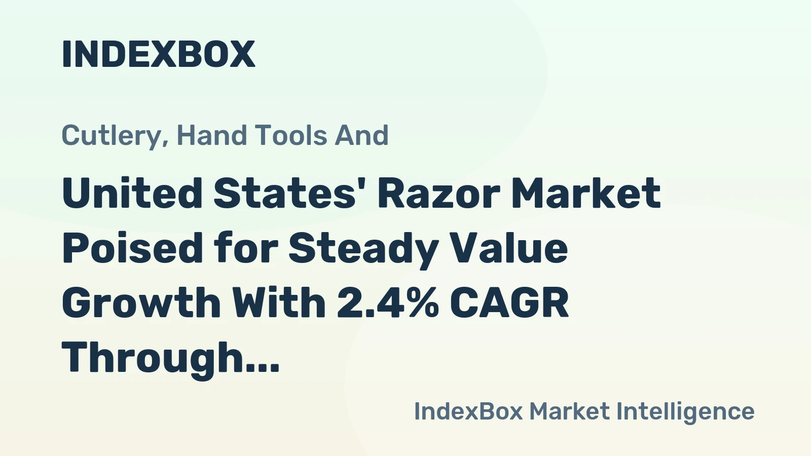 United States' Razor Market Poised for Steady Value Growth With 2.4% CAGR Through 2035