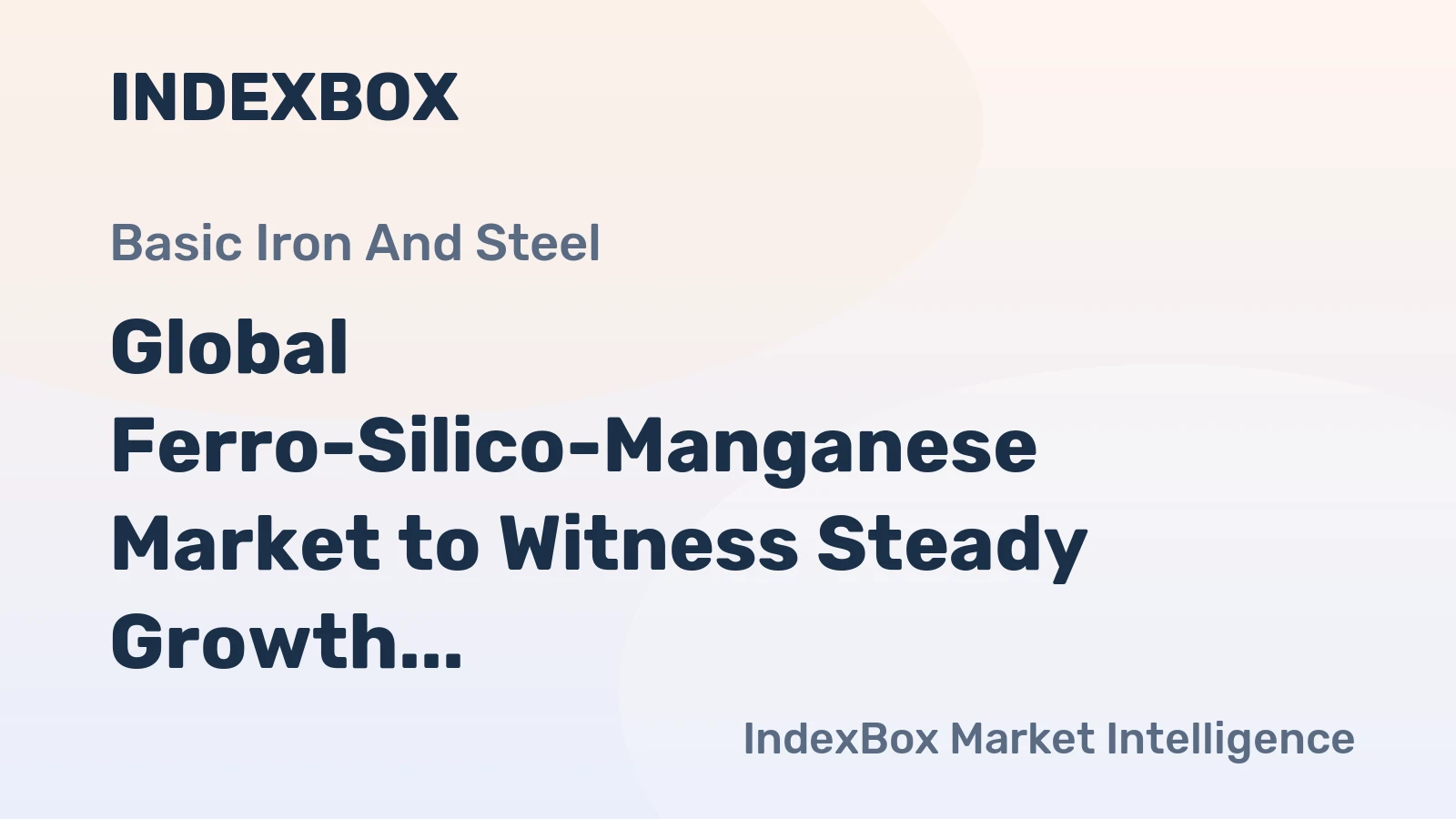 Global Ferro-Silico-Manganese Market to Witness Steady Growth with a CAGR of +3.5% from 2024 to 2035, Reaching $31.3B in Value