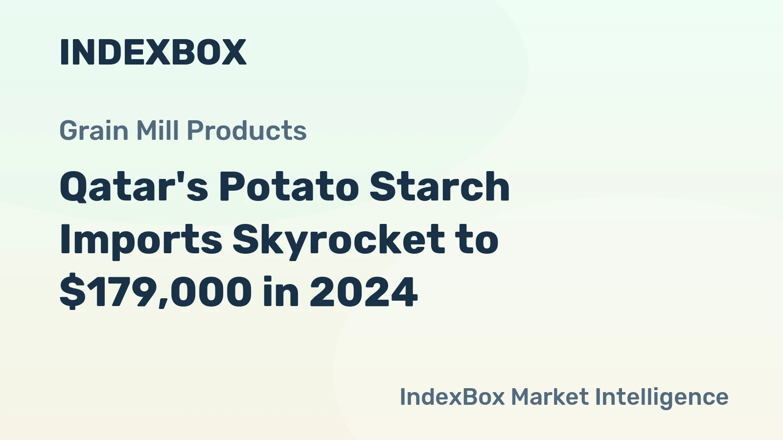 Qatar's Potato Starch Imports Skyrocket to $179,000 in 2024
