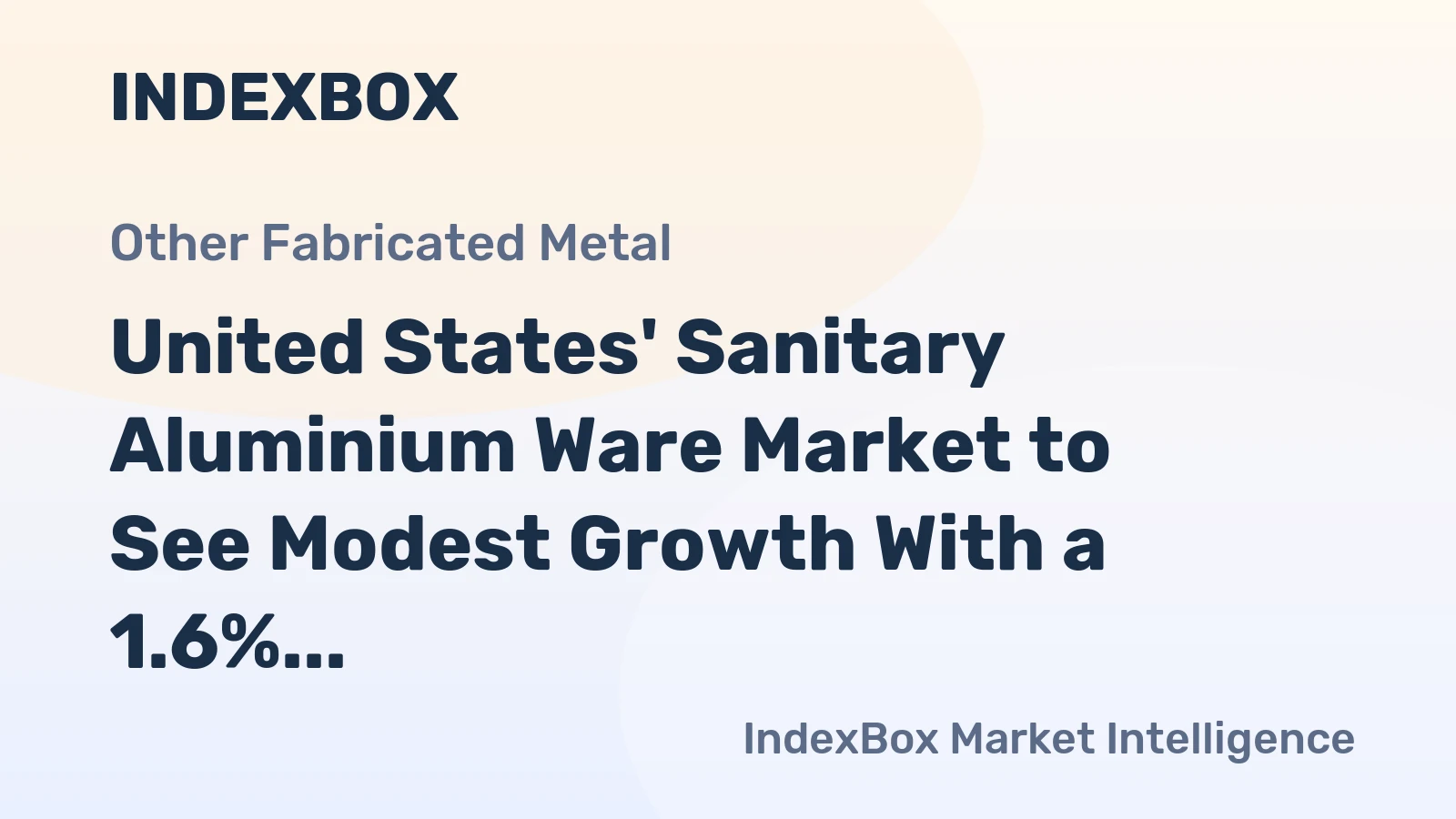 United States' Sanitary Aluminium Ware Market to See Modest Growth With a 1.6% CAGR in Value Through 2035