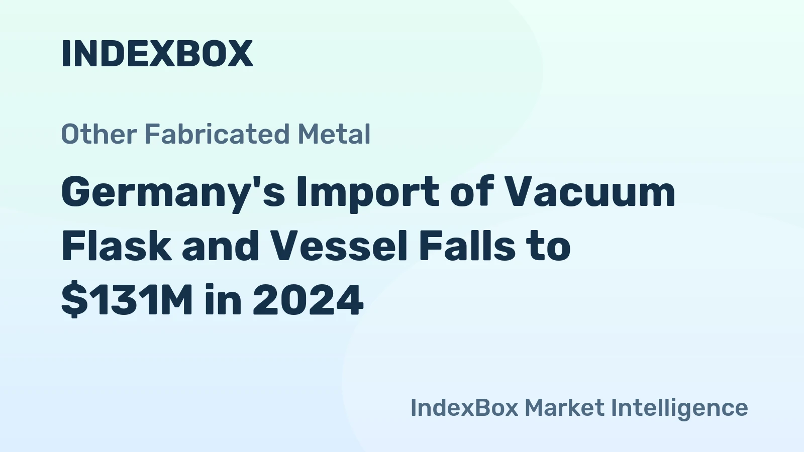Germany's Import of Vacuum Flask and Vessel Falls to $131M in 2024