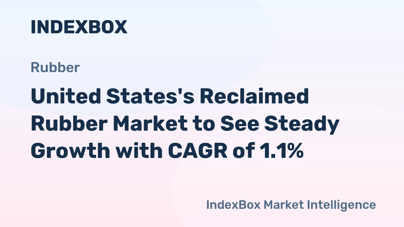 United States's Reclaimed Rubber Market to See Steady Growth with CAGR of 1.1%