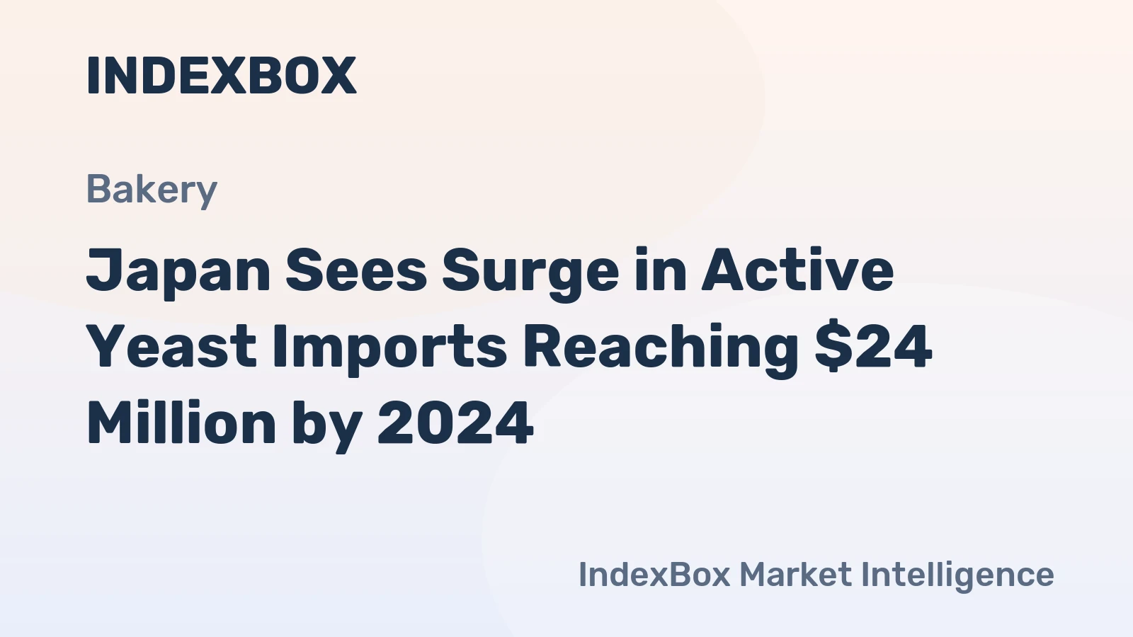 Japan Sees Surge in Active Yeast Imports Reaching $24 Million by 2024