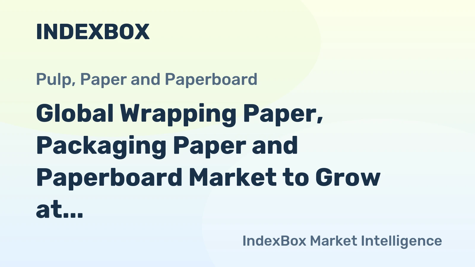 Global Wrapping Paper, Packaging Paper and Paperboard Market to Grow at a CAGR of +0.6% from 2024 to 2035, Reaching 21M Tons