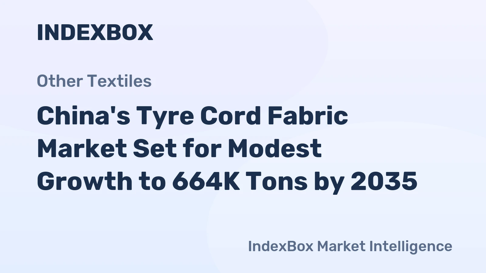 China's Tyre Cord Fabric Market Set for Modest Growth to 664K Tons by 2035