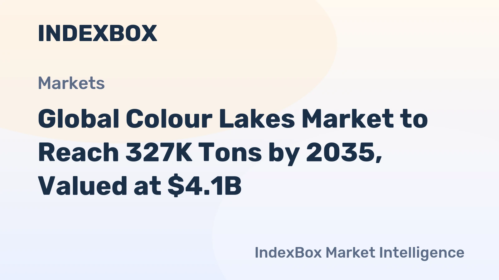 Global Colour Lakes Market to Reach 327K Tons by 2035, Valued at $4.1B