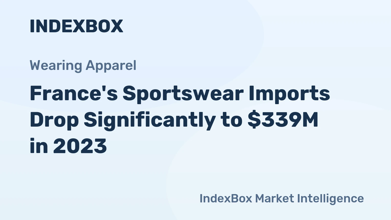France's Sportswear Imports Drop Significantly to $339M in 2023