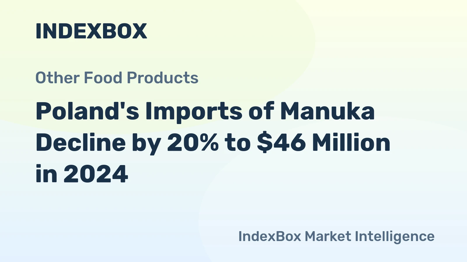 Poland's Imports of Manuka Decline by 20% to $46 Million in 2024