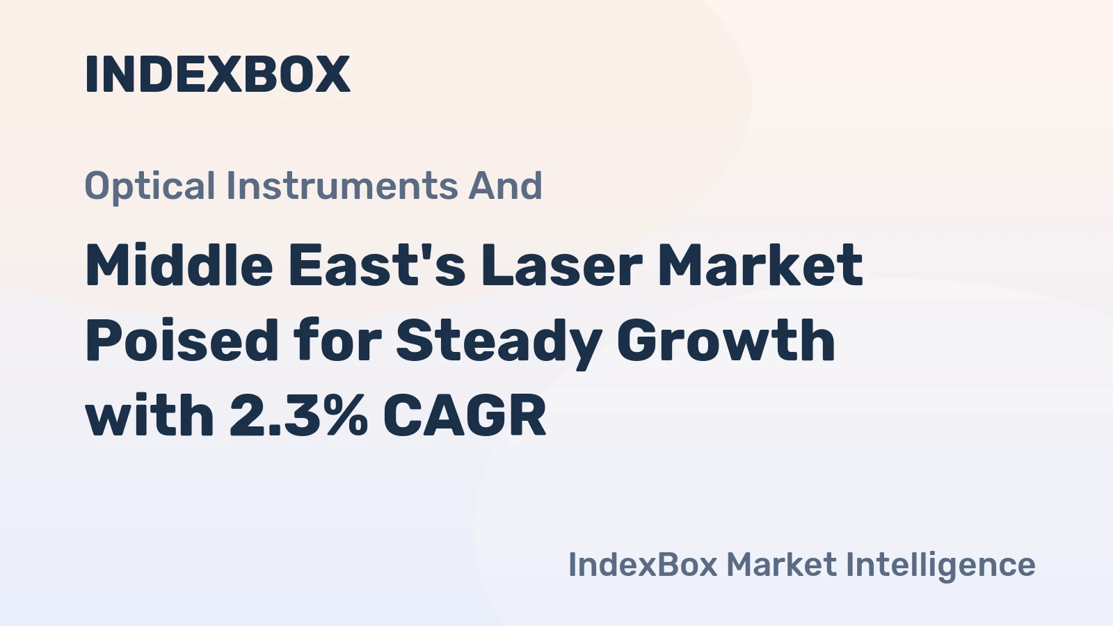 Middle East's Laser Market Poised for Steady Growth with 2.3% CAGR