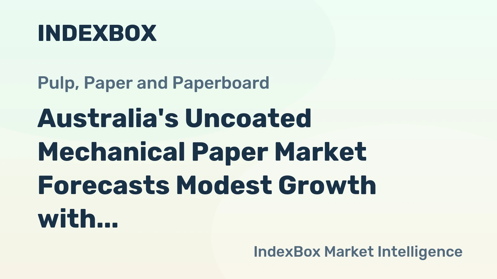 Australia's Uncoated Mechanical Paper Market Forecasts Modest Growth with 0.4% CAGR Through 2035