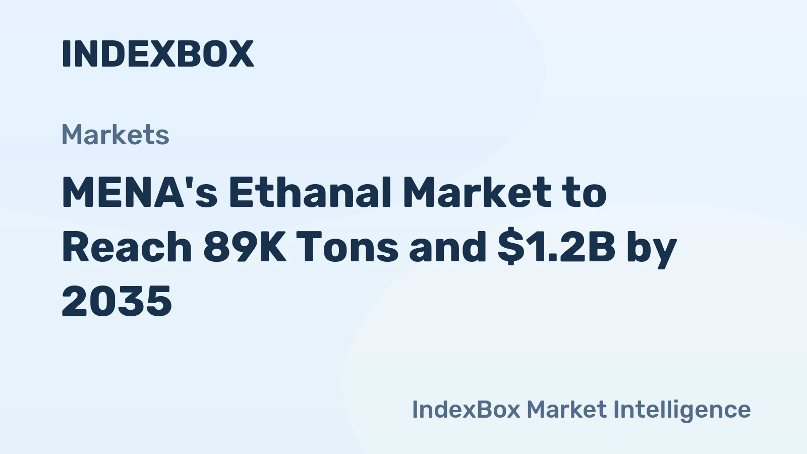 MENA's Ethanal Market to Reach 89K Tons and $1.2B by 2035