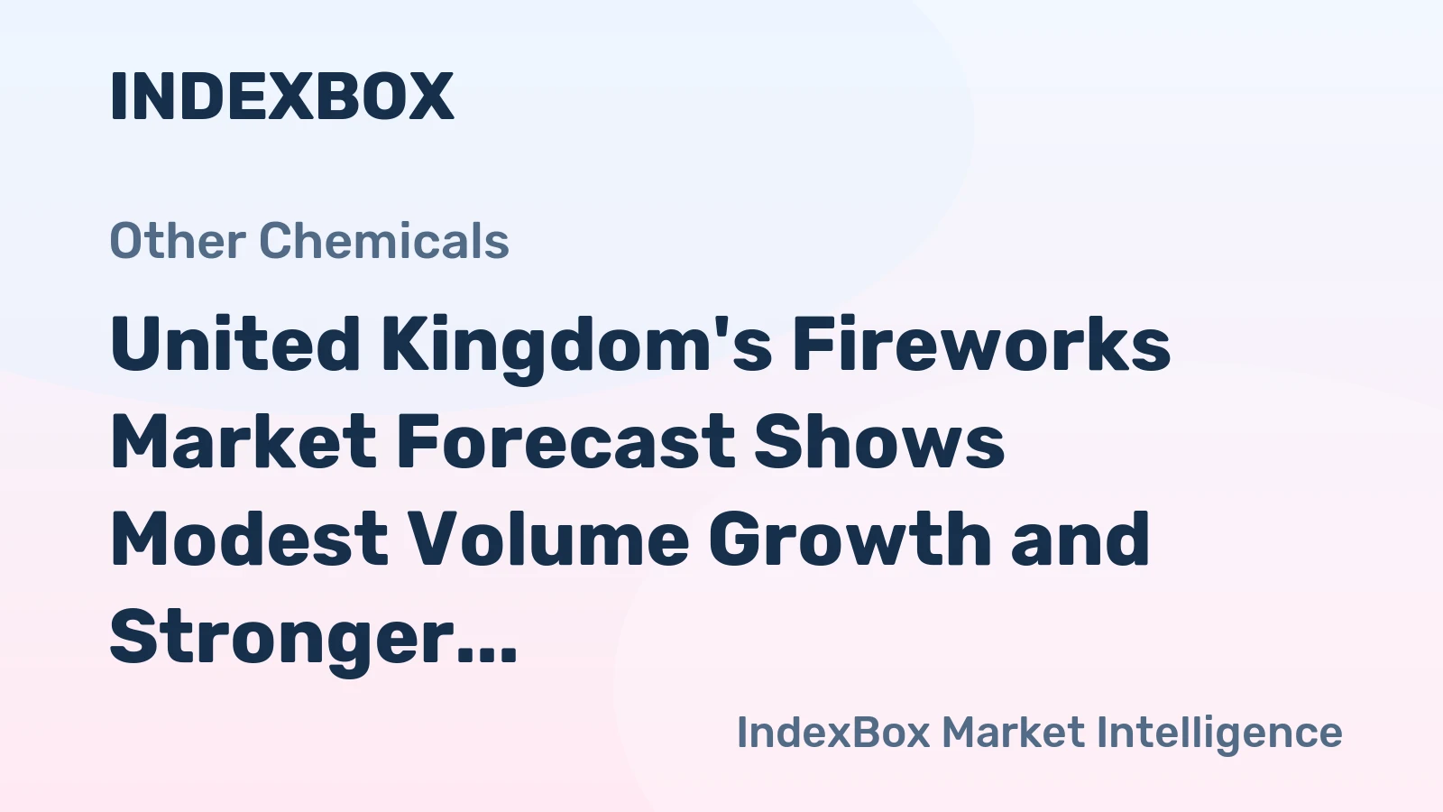 United Kingdom's Fireworks Market Forecast Shows Modest Volume Growth and Stronger Value CAGR of 3.0% Through 2035