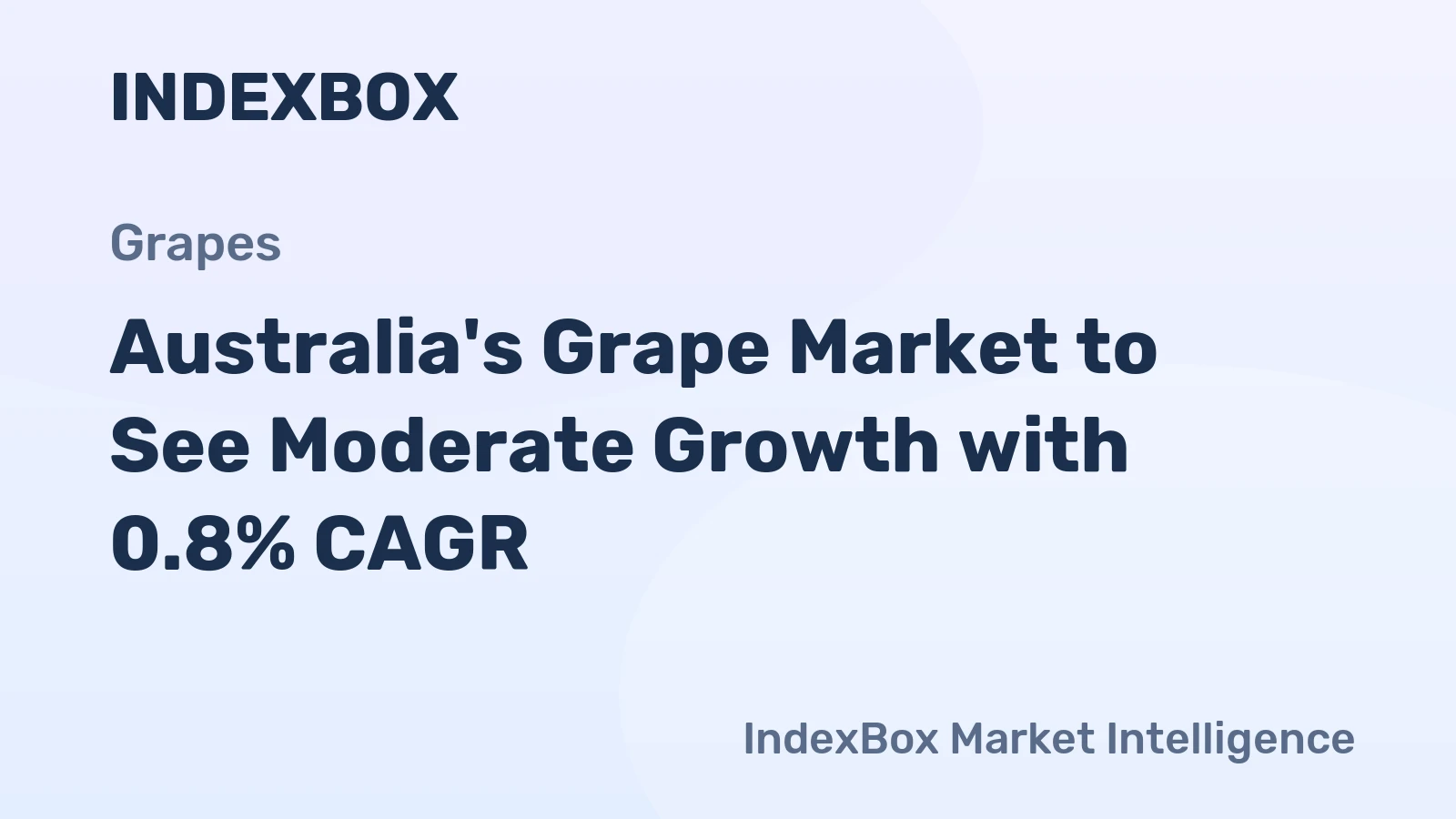Australia's Grape Market to See Moderate Growth with 0.8% CAGR