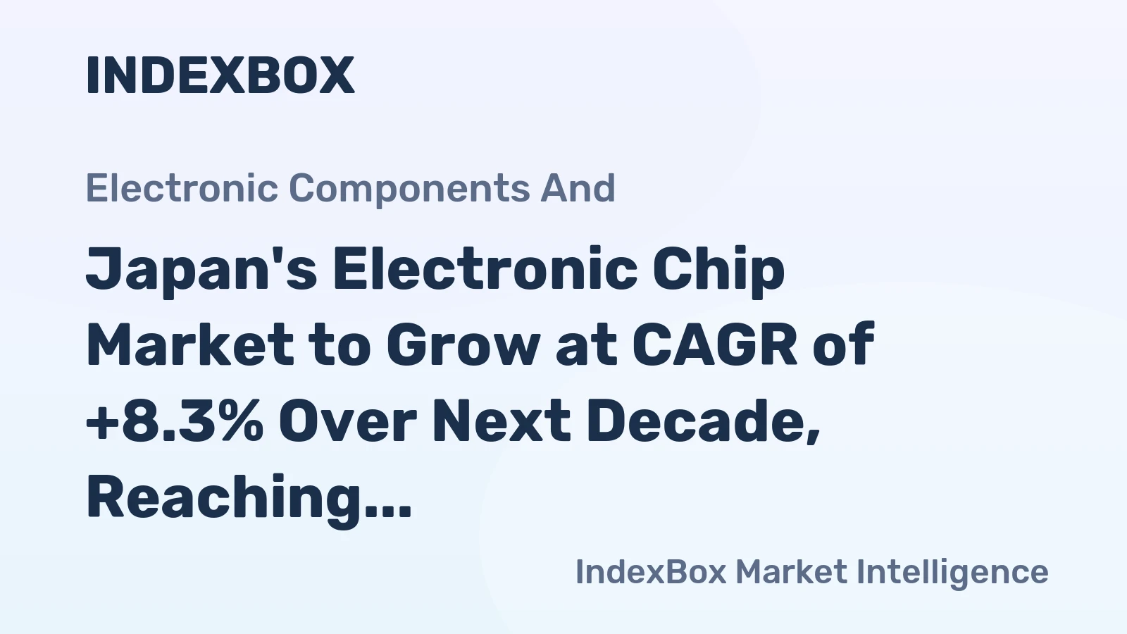 Japan's Electronic Chip Market to Grow at CAGR of +8.3% Over Next Decade, Reaching $8.7B by 2035