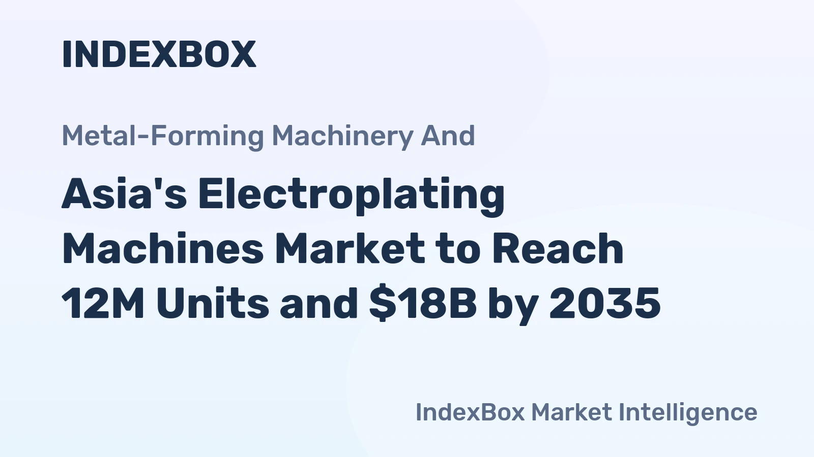 Asia's Electroplating Machines Market to Reach 12M Units and $18B by 2035