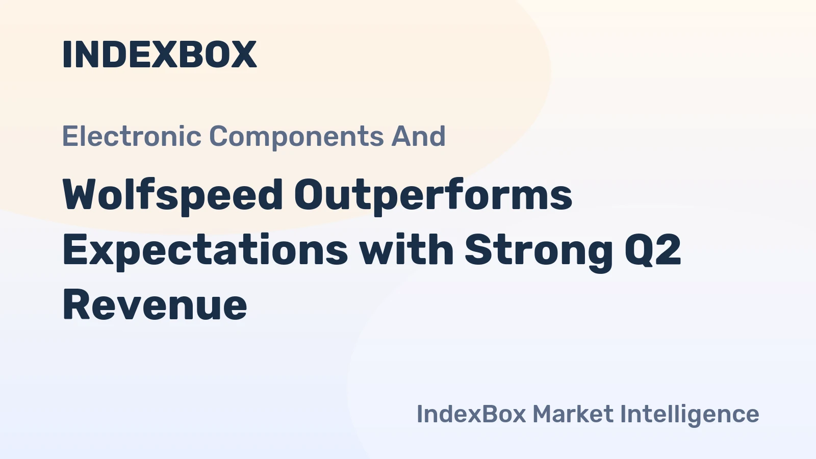 Wolfspeed Outperforms Expectations with Strong Q2 Revenue