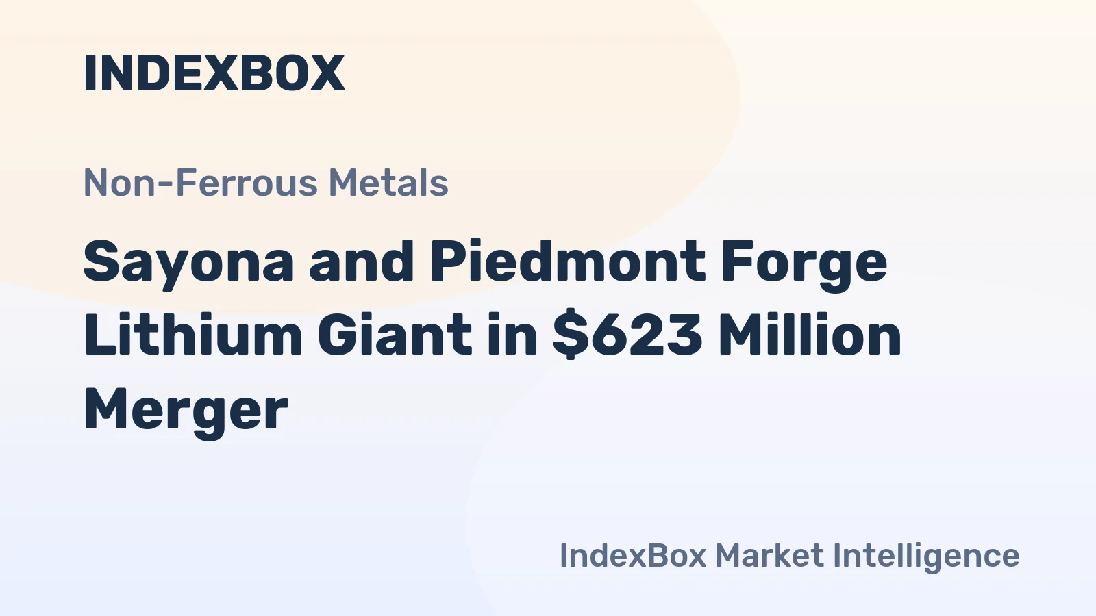 Sayona and Piedmont Forge Lithium Giant in $623 Million Merger