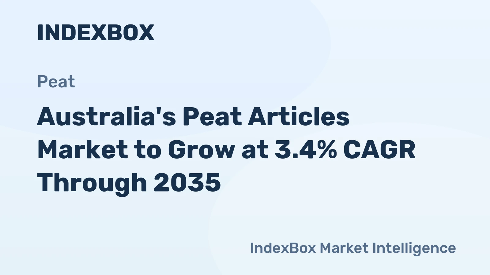 Australia's Peat Articles Market to Grow at 3.4% CAGR Through 2035