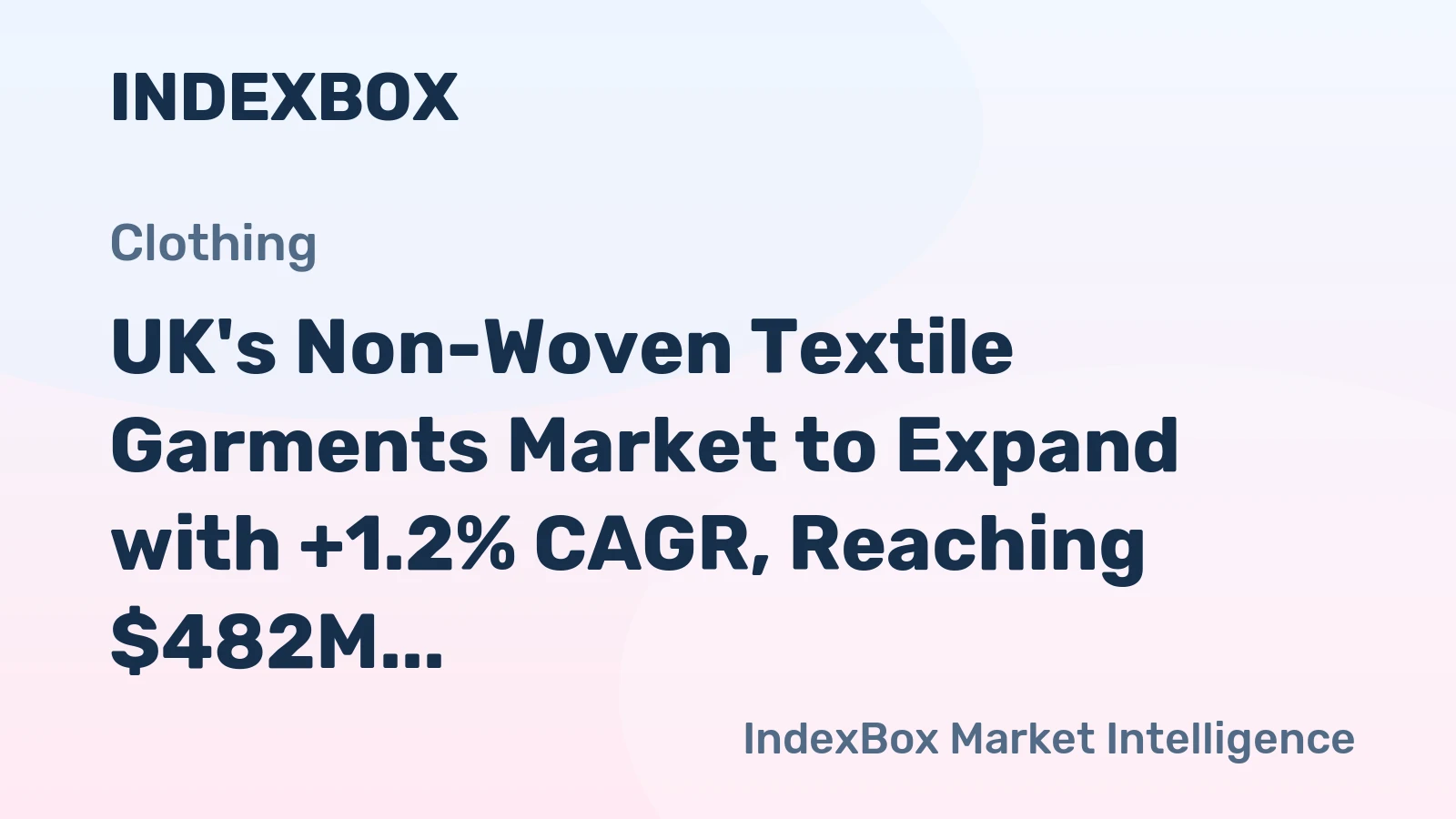 UK's Non-Woven Textile Garments Market to Expand with +1.2% CAGR, Reaching $482M by 2035