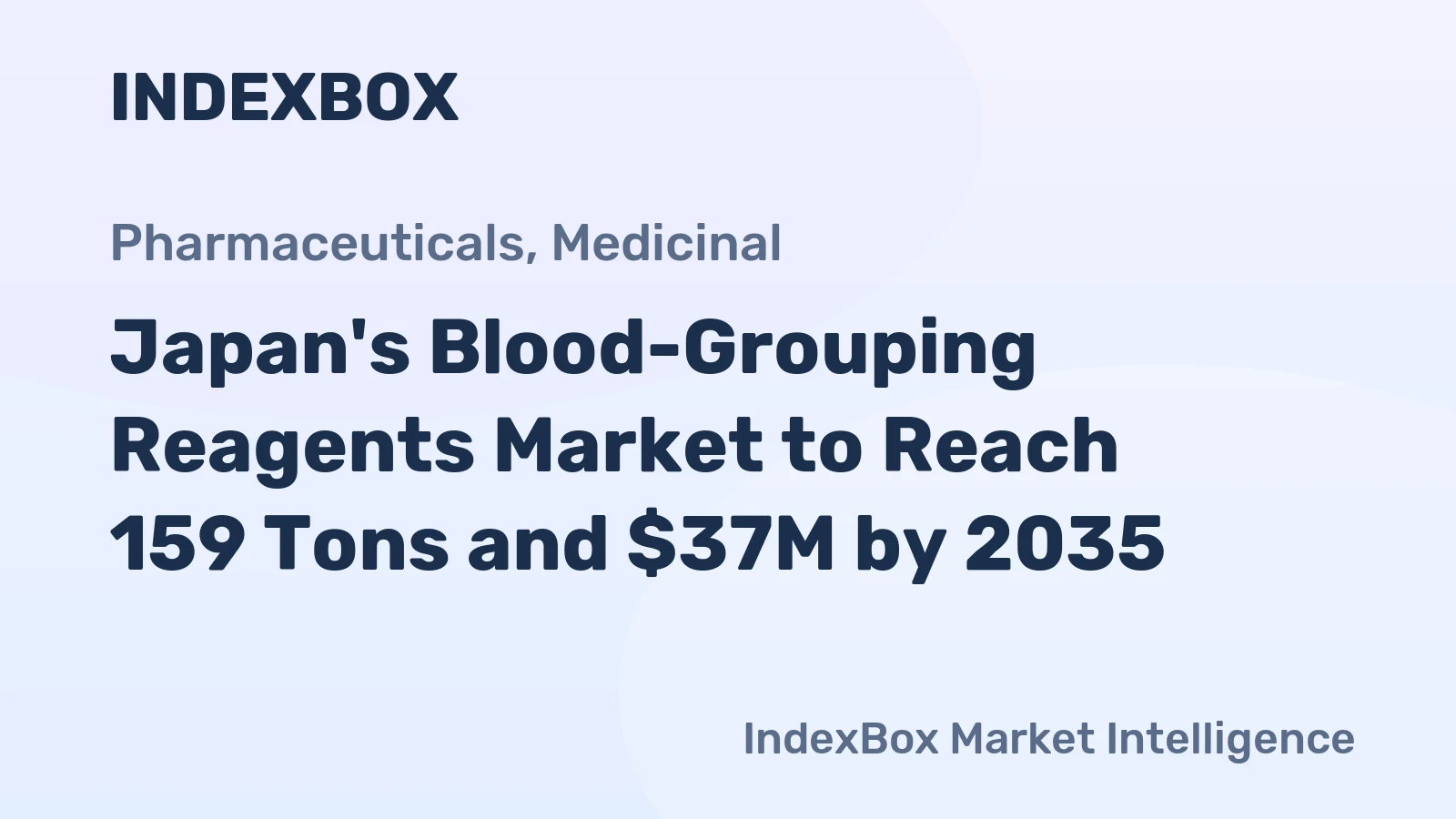 Japan's Blood-Grouping Reagents Market to Reach 159 Tons and $37M by 2035
