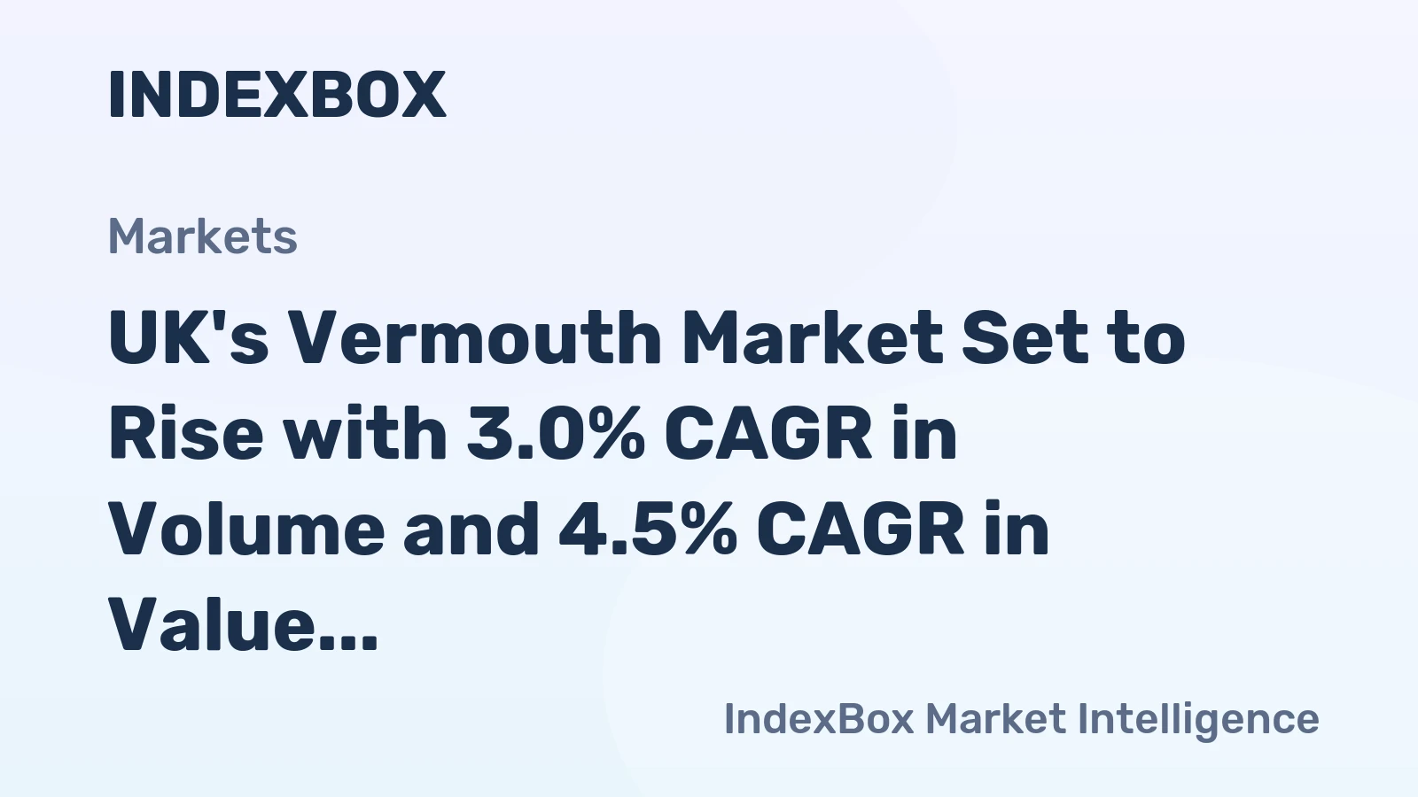 UK's Vermouth Market Set to Rise with 3.0% CAGR in Volume and 4.5% CAGR in Value through 2035