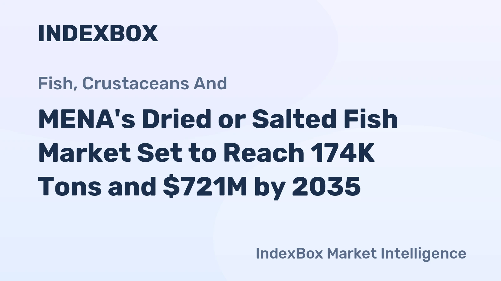 MENA's Dried or Salted Fish Market Set to Reach 174K Tons and $721M by 2035