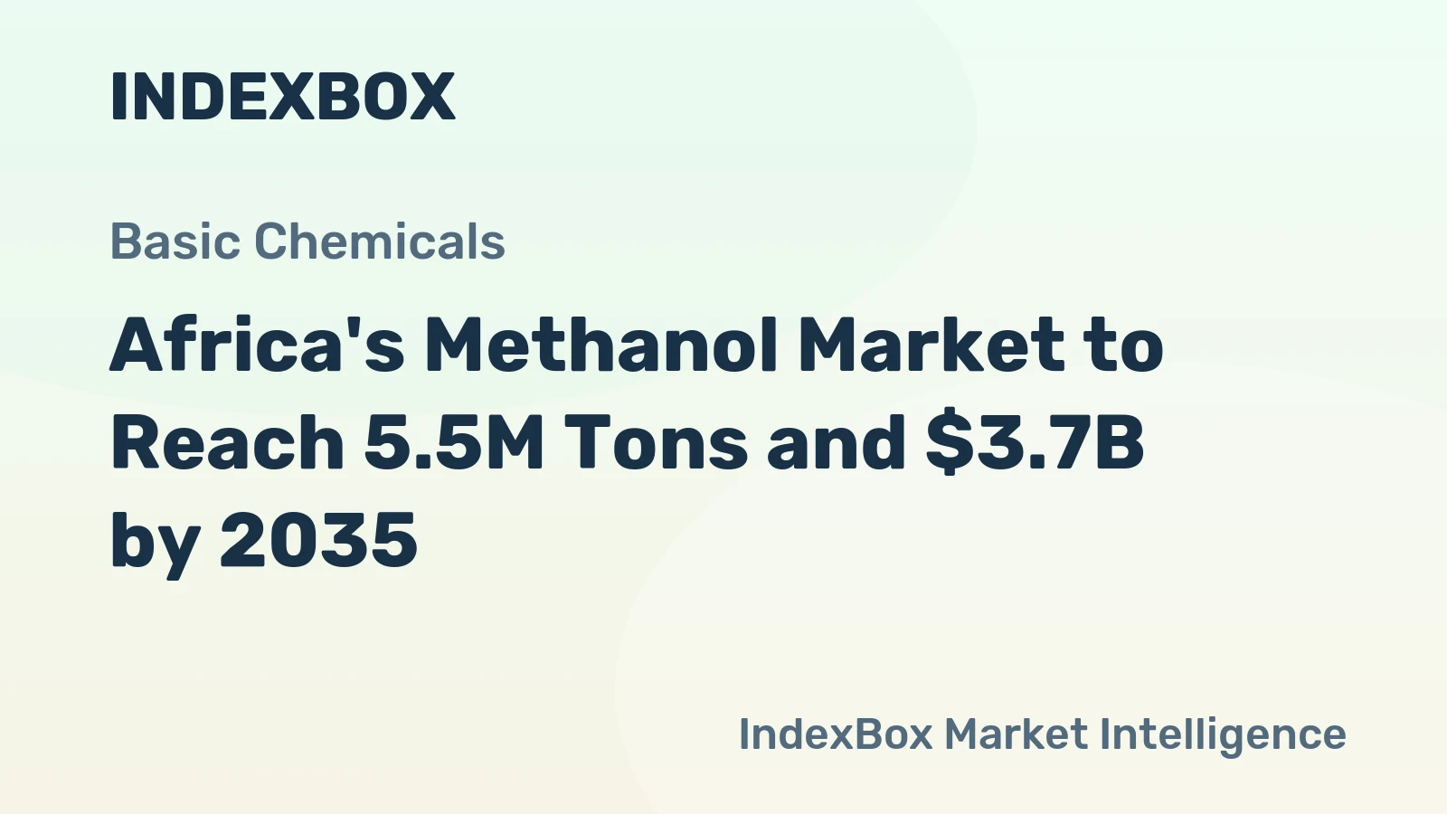 Africa's Methanol Market to Reach 5.5M Tons and $3.7B by 2035