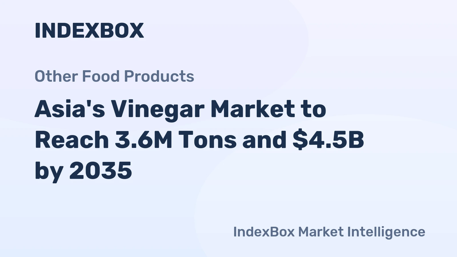Asia's Vinegar Market to Reach 3.6M Tons and $4.5B by 2035