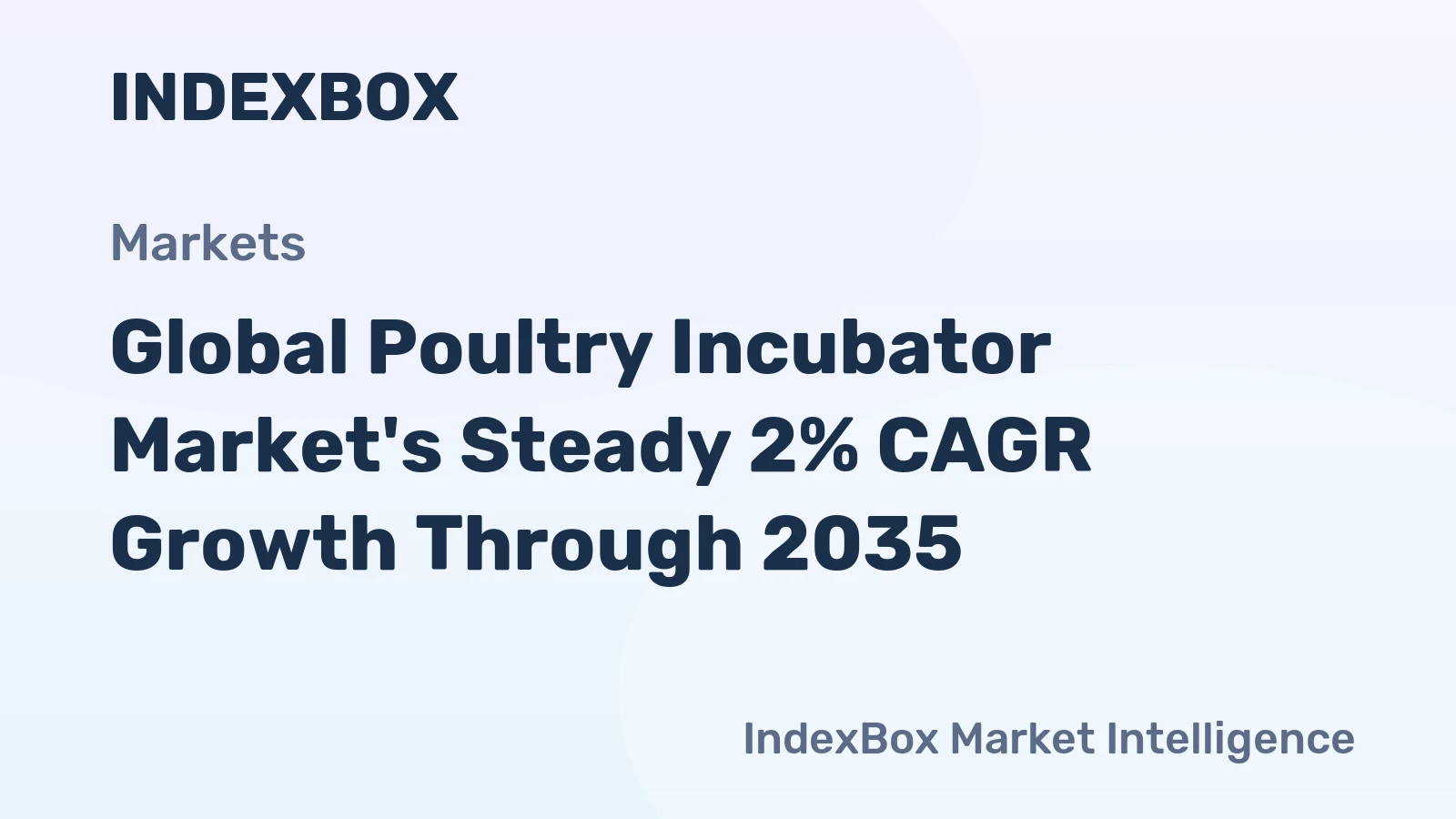 Global Poultry Incubator Market's Steady 2% CAGR Growth Through 2035