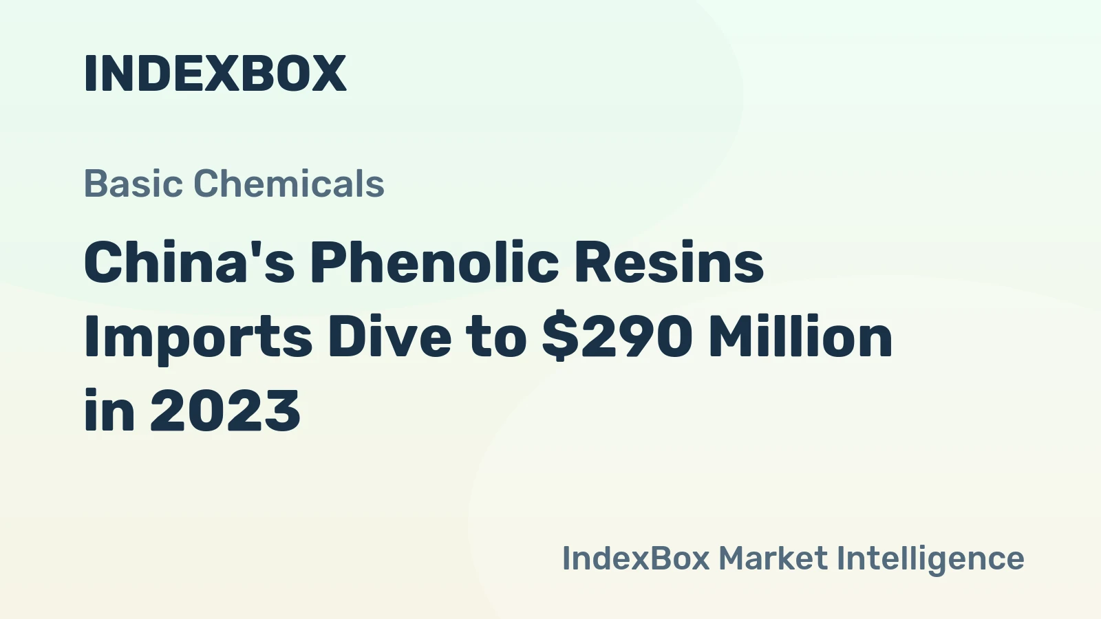 China's Phenolic Resins Imports Dive to $290 Million in 2023