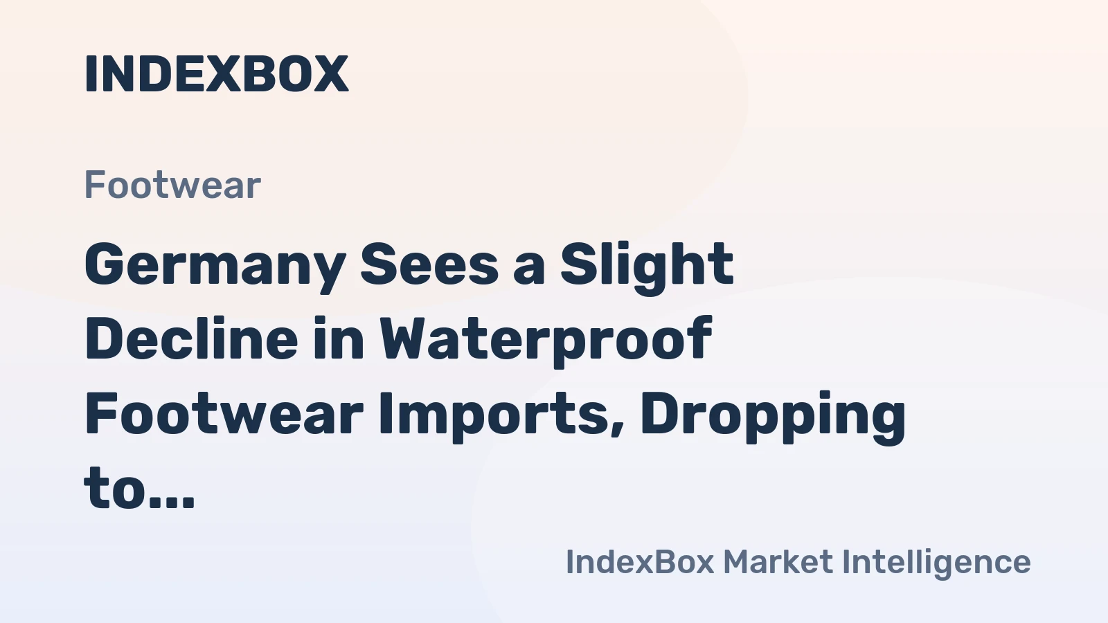 Germany Sees a Slight Decline in Waterproof Footwear Imports, Dropping to $88 Million in 2024