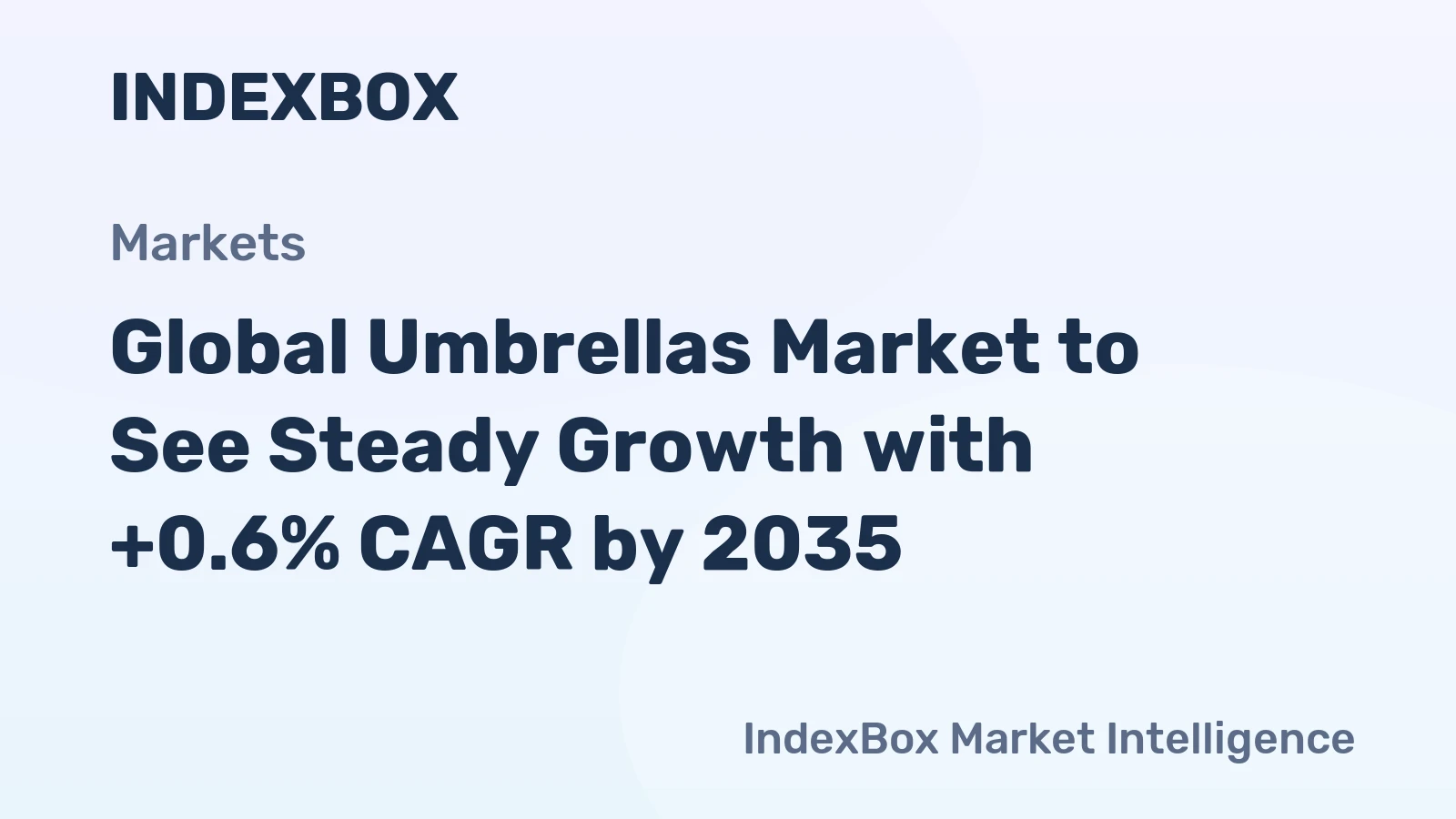Global Umbrellas Market to See Steady Growth with +0.6% CAGR by 2035