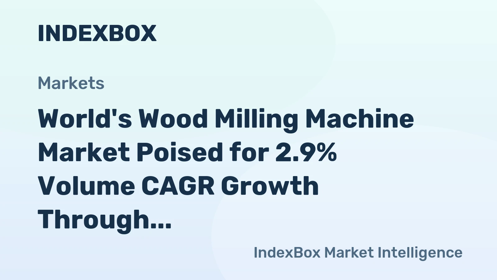 World's Wood Milling Machine Market Poised for 2.9% Volume CAGR Growth Through 2035