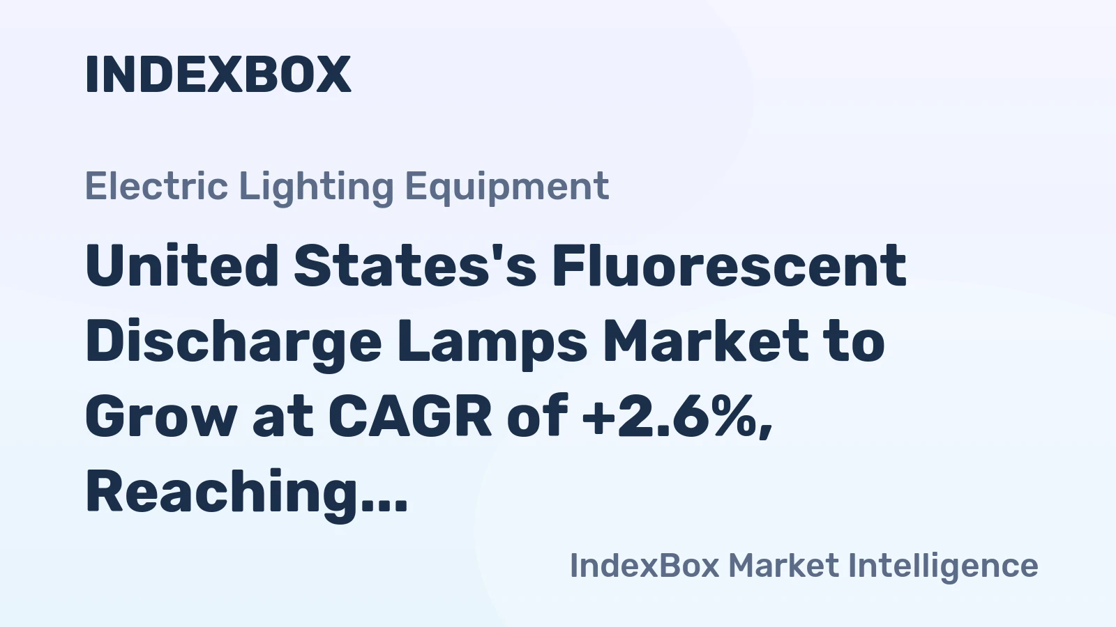 United States's Fluorescent Discharge Lamps Market to Grow at CAGR of +2.6%, Reaching $3B by 2035